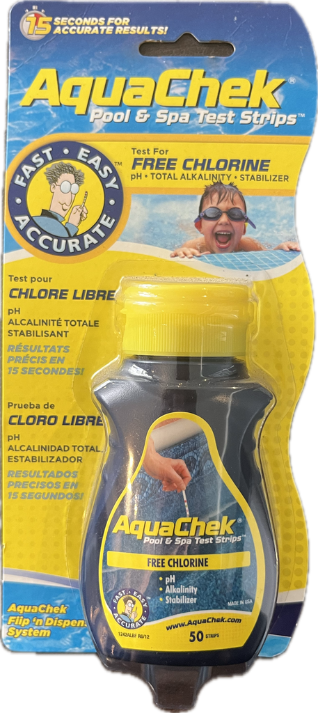 Aqua check Chlorine Test Strips – Clearway Pools and Spas